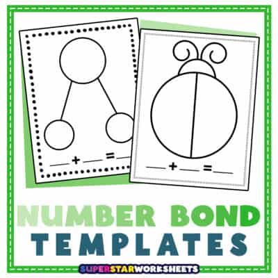 Number Bond Template (Free Printables) - Superstar Worksheets