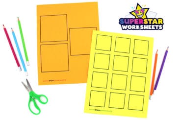 Square Template (Free Printables) - Superstar Worksheets