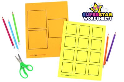 Square Template (Free Printables) - Superstar Worksheets