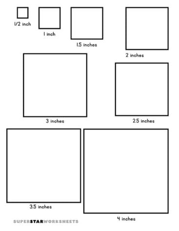 Square Template (Free Printables) - Superstar Worksheets