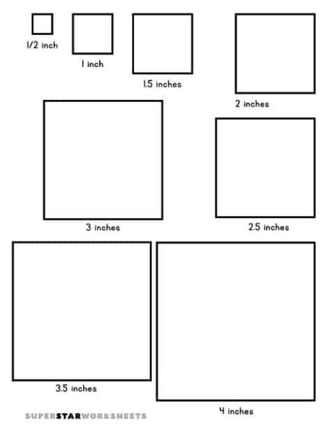 Square Template (Free Printables) - Superstar Worksheets