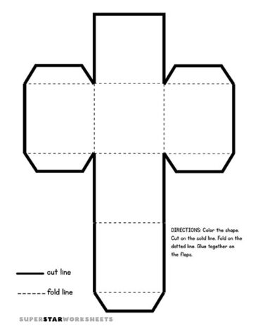Square Template (Free Printables) - Superstar Worksheets