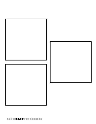 Square Template (Free Printables) - Superstar Worksheets