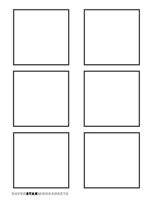 Square Template (Free Printables) - Superstar Worksheets