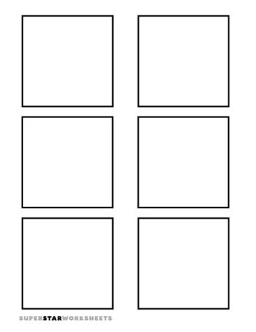 Square Template (Free Printables) - Superstar Worksheets
