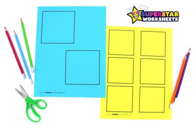 Square Template (Free Printables) - Superstar Worksheets