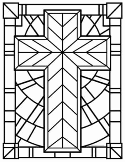 Cross Coloring Pages (Free Printables) - Superstar Worksheets