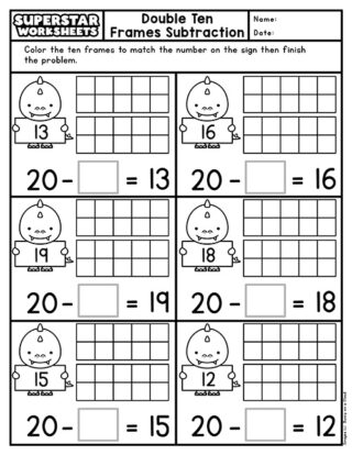 1st Grade Math Worksheets - Superstar Worksheets