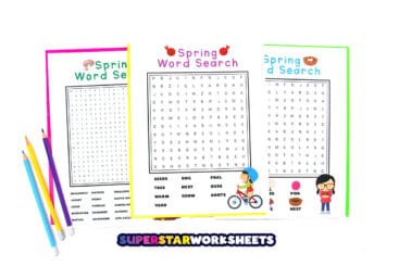 Spring Word Search - Superstar Worksheets