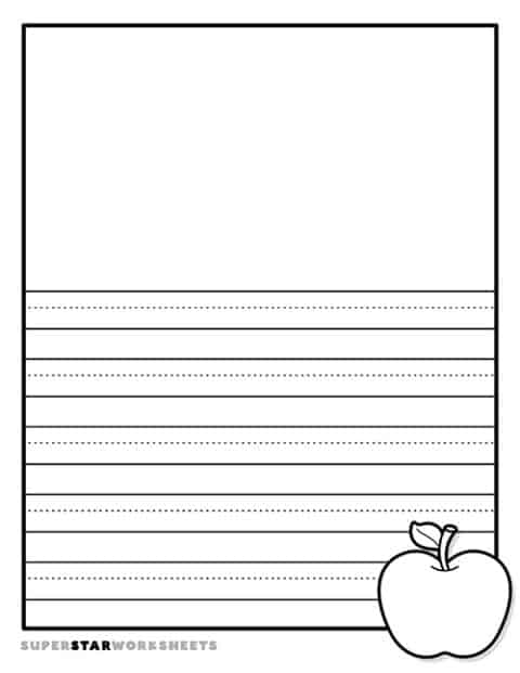 Apple Template (Free Printables) - Superstar Worksheets