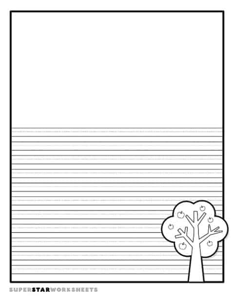 Apple Template (Free Printables) - Superstar Worksheets