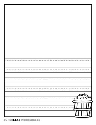 Apple Template (Free Printables) - Superstar Worksheets