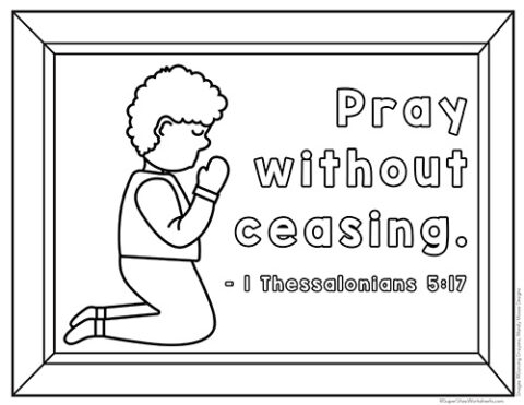 Bible Verse Coloring Pages (Free Printables) - Superstar Worksheets