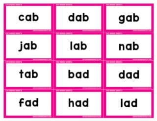 CVC Word BINGO - Superstar Worksheets