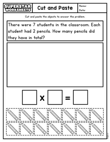 Multiplication Word Problems - Superstar Worksheets