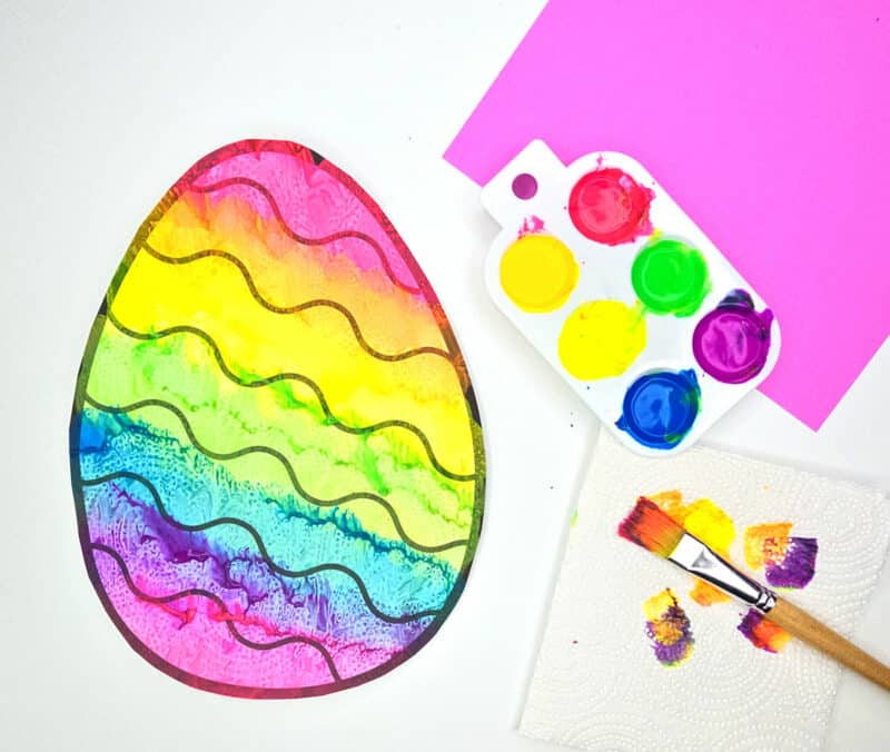 Easter Egg Craft - Superstar Worksheets