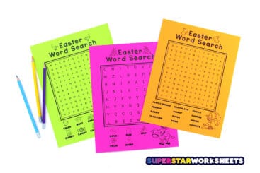 Easter Word Search - Superstar Worksheets