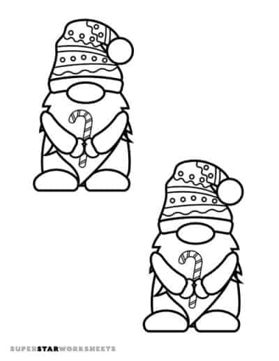 Gnome Templates - Superstar Worksheets