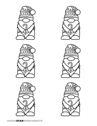 Gnome Templates (Free Printables) - Superstar Worksheets