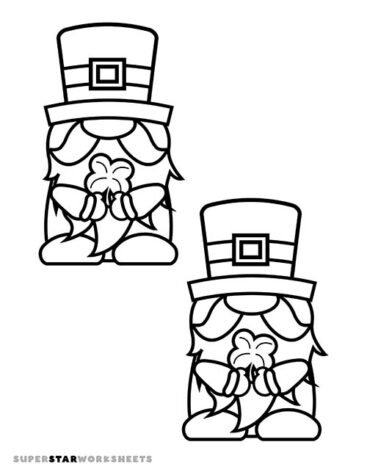 Gnome Templates - Superstar Worksheets