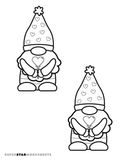 Gnome Templates - Superstar Worksheets