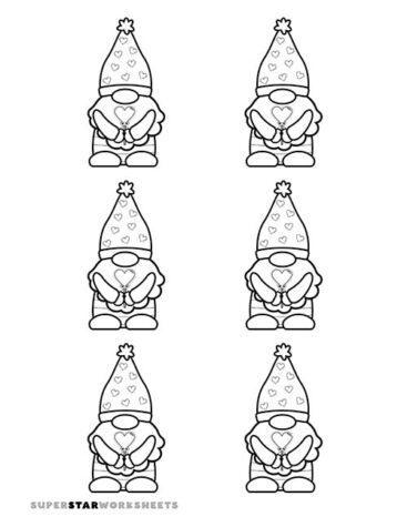 Gnome Templates - Superstar Worksheets