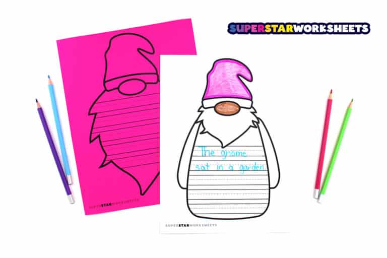 Gnome Templates - Superstar Worksheets