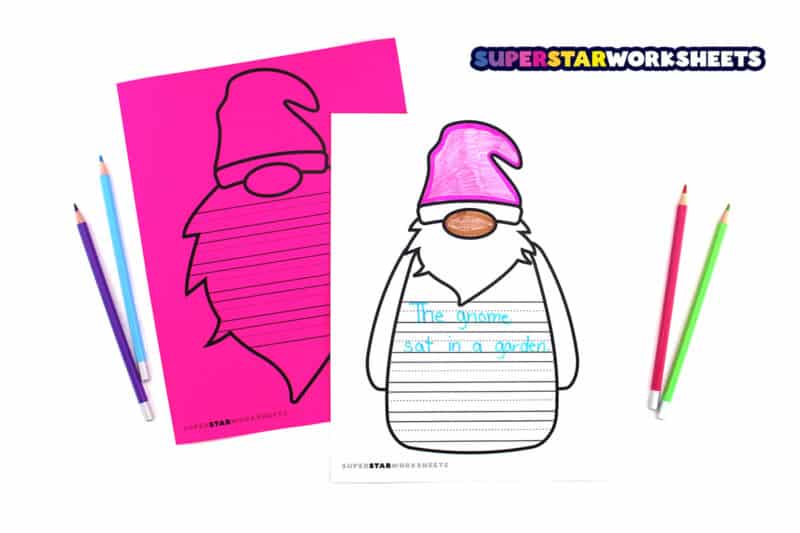 Gnome Templates - Superstar Worksheets