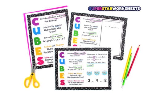 Multiplication Word Problems - Superstar Worksheets