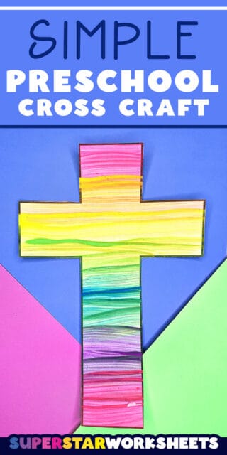 Preschool Cross Craft - Superstar Worksheets