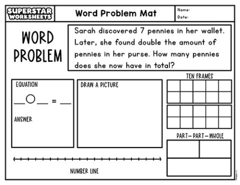 Multiplication Word Problems Worksheets - Superstar Worksheets