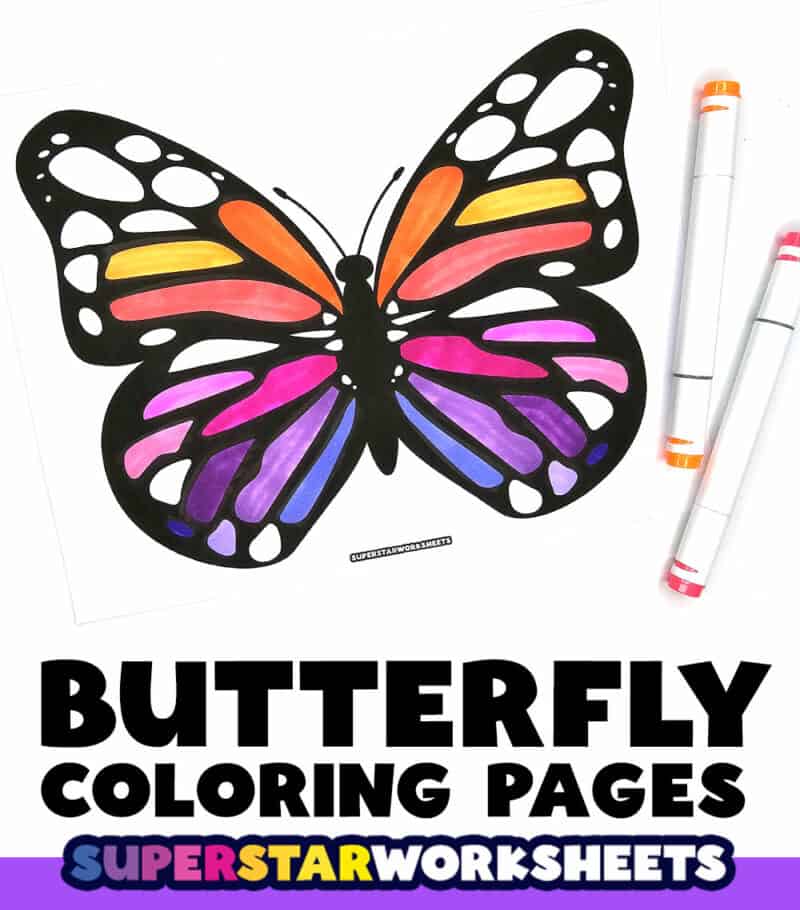 Butterfly Crafts - Superstar Worksheets