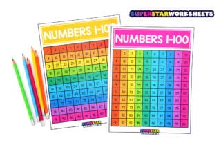 Number Charts - Superstar Worksheets