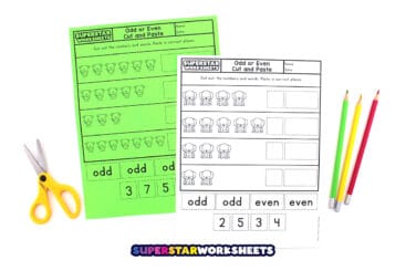 Odd and Even Number Worksheets - Superstar Worksheets