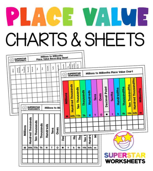 Place Value - Superstar Worksheets