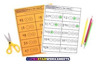 Place Value Worksheets - Superstar Worksheets