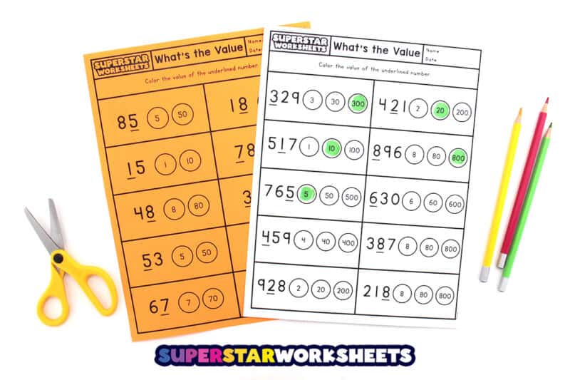 Place Value Worksheets - Superstar Worksheets