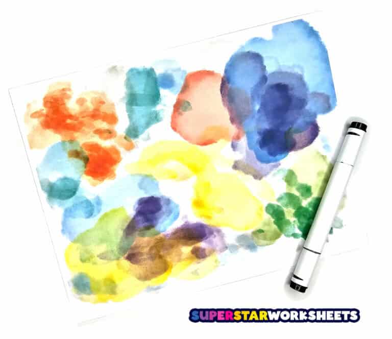 Reverse Coloring Art Pages for Kids (Free Printables) - Superstar ...