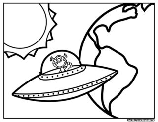 Space Coloring Pages (Free Printables) - Superstar Worksheets