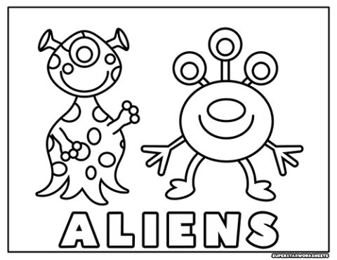 Space Coloring Pages (Free Printables) - Superstar Worksheets
