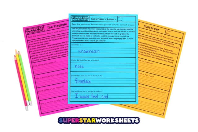 Compound Word Reading Passages - Superstar Worksheets