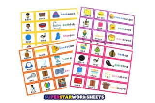 Compound Word Flashcards - Superstar Worksheets