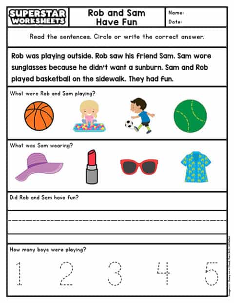 Compound Word Reading Passages - Superstar Worksheets