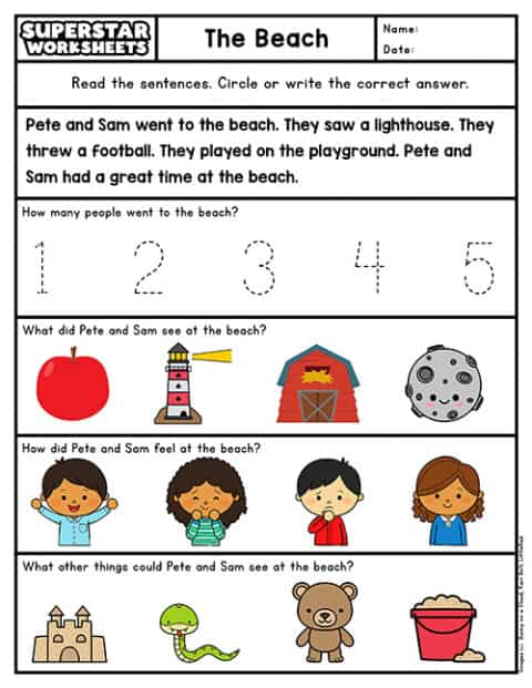 Compound Word Reading Passages - Superstar Worksheets