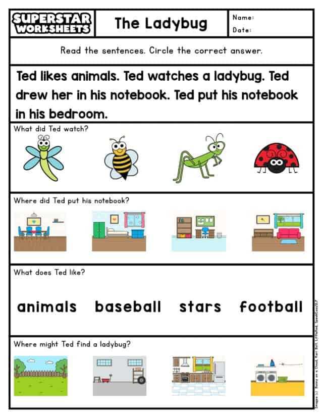 Compound Word Reading Passages - Superstar Worksheets