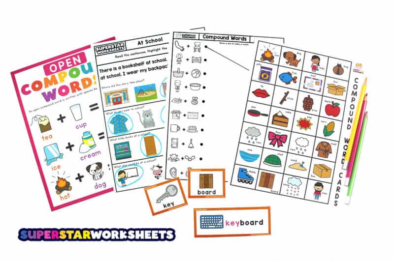 Compound Words - Superstar Worksheets