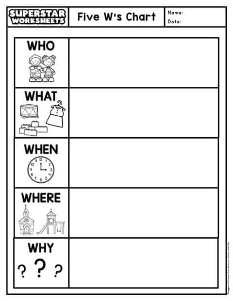 Graphic Organizers (Free Printables) - Superstar Worksheets