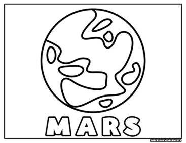 Planets Coloring Pages (Free Printables) - Superstar Worksheets