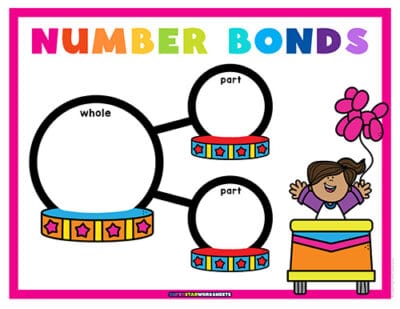 Number Bonds Worksheets - Superstar Worksheets