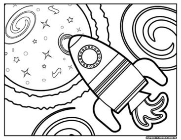 Space Coloring Pages (Free Printables) - Superstar Worksheets